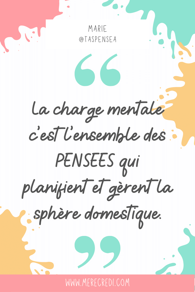 La charge mentale dans le couple parental - Mère...Credi